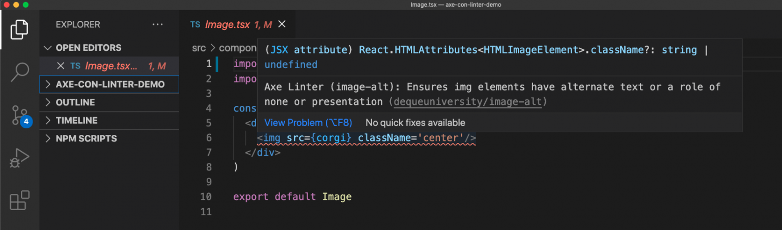 Shift further left Deque’s axe-linter for VS Code | Deque