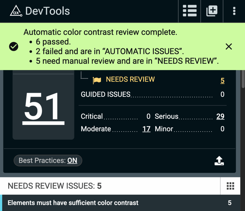 Axe DevTools Update: New Color Contrast Analyzer | Deque